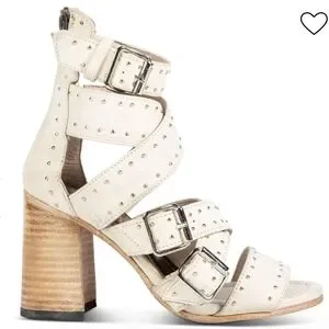 Freebird by Steven | Shoes | Freebird Tanica White Sandals Size 9 ...